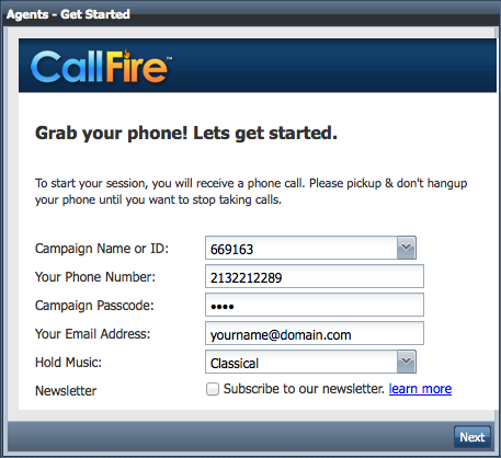 Agent Login | CallFire